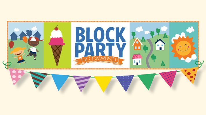 Neighborhood Block Party Clipart