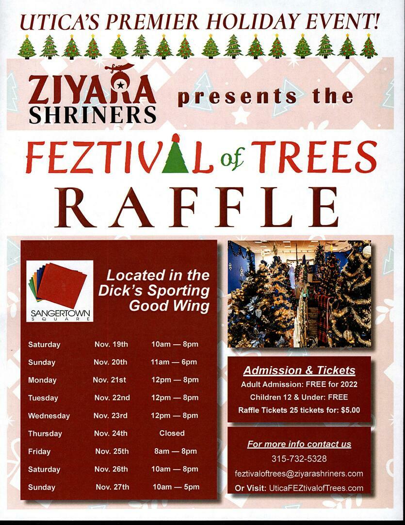 Ziyara Shriners' FEZtival of Trees | Utica, NY | Festivals.com