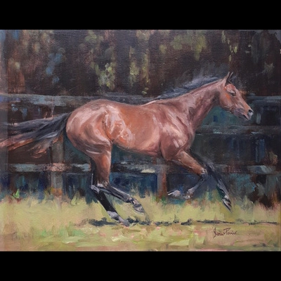 how to draw horse painting